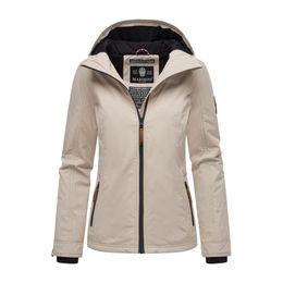 Outdoorjacke Marikoo "Brombeere", Damen, Gr. M (38), weiß (bone), Obermaterial: 100% Polyester, Innenmaterial: 100% Polyester, Jacken, sportliche Übergangsjacke mit Kapuze