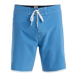 Boardshorts Quiksilver "Original Scallop 18"", Herren, Gr. 30(S), blau (coronet blau), [Hauptstoff] 92% Polyester, 8% Elasthan, Hosen