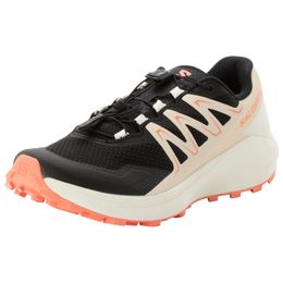 Trailrunningschuh Salomon "ALPHARIDE W", Damen, Gr. 38, schwarz (schwarz, tender peach, vanilla ice), Synthetik, Textil, Schuhe, wasserdicht