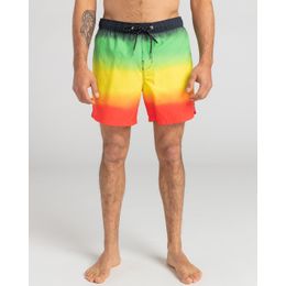 Boardshorts Billabong "All Days Fade", Herren, Gr. XS, bunt (rasta), 100% Polyester, Hosen