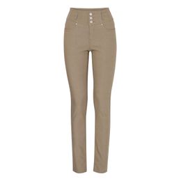 Stretch-Hose Fransa "Stretch-Hose FRZalin", Damen, Gr. 34, N-Gr, beige (brindle), Jeans, Obermaterial: 77% Viskose LENZING ECOVERO CV LenzEcov. 20% Polyamid PA. 3% Elasthan EL., casual, skinny fit lang, Hosen