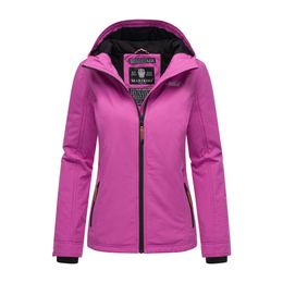 Outdoorjacke Marikoo "Brombeere", Damen, Gr. L (40), lila lily, Obermaterial: 100% Polyester, Innenmaterial: 100% Polyester, Jacken, sportliche Übergangsjacke mit Kapuze