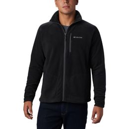 Fleecejacke Columbia "FAST TREK II FULL ZIP FLEECE", Herren, Gr. XL, schwarz, Fleece, Obermaterial: 100% Polyester, sportlich, hoch geschlossener Ausschnitt, Langarm abgerundeter Saum, Jacken