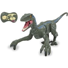 RC-Tier Jamara "Dinosaurier Velociraptor", grün, Fernlenkfahrzeuge, KinderB:20cm H:25cm T:46cm, Kunststoff, B:20cm H:25cm T:46cm