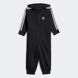 Overall adidas originals "ONESIE", Kinder, Gr. 104, N-Gr, schwarz, Obermaterial: 70% Baumwolle, 30% Polyester, sportlich, Overalls