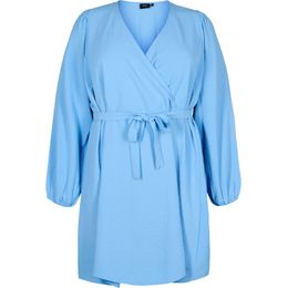 ZIZZI Blusenkleid 'VRUTH' Damen Gr&ouml;&szlig;e 46/48 blau Winterkleid