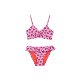 WE Fashion Bikini M&auml;dchen Gr&ouml;&szlig;e 146/152 lila / dunkellila / hellrot