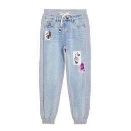 Desigual Jeans Damen Gr&ouml;&szlig;e 32/33 blau / mischfarben