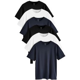next T-Shirt Herren Gr&ouml;&szlig;e M navy / schwarz / wei&szlig;