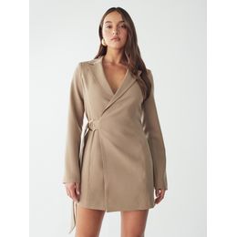 BWLDR Kleid 'SAVAYA' Damen Gr&ouml;&szlig;e 36 taupe Winterkleid