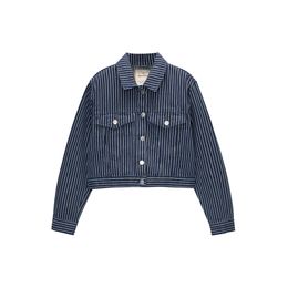 Pull&Bear Pull&bear Jacke Damen Gr&ouml;&szlig;e XL marine / wei&szlig;