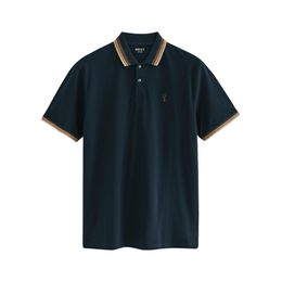 next Poloshirt Herren Gr&ouml;&szlig;e XXXL navy / braun / karamell