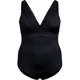 Swim By Zizzi Badeanzug Damen Gr&ouml;&szlig;e XXXL schwarz
