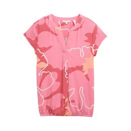 Tom Tailor Bluse Damen Gr&ouml;&szlig;e S/M apricot / rosa / magenta / wei&szlig;