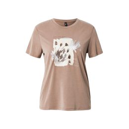 Only T-Shirt 'ONLFree' Damen Gr&ouml;&szlig;e M beige / mokka / grau