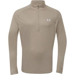 Under Armour Langarm-Shirt Tech Texture Half-Zip City Khaki/Khaki Base (Gr&ouml;&szlig;e: S)