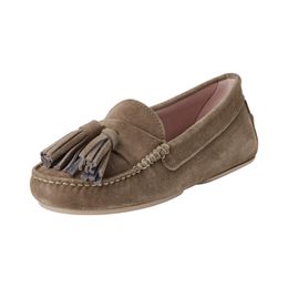 Pretty Ballerinas Mokassin Microtina mit Tassel Arena (Beige) (Gr&ouml;&szlig;e: 37)