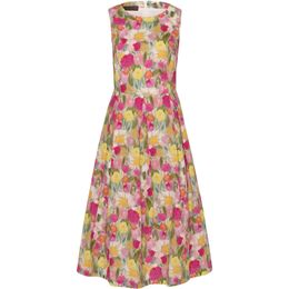 Reitmayer &Auml;rmelloses Kleid mit Blumen Bunt (Gr&ouml;&szlig;e: 46)