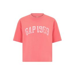 GAP Petite T-Shirt Damen Gr&ouml;&szlig;e L melone / wei&szlig;