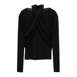 Pull&Bear Pull&bear Shirt Damen Gr&ouml;&szlig;e S schwarz