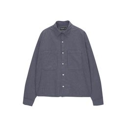 Pull&Bear Pull&bear Hemd Herren Gr&ouml;&szlig;e XL navy / wei&szlig;
