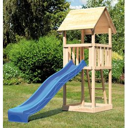 Spielturm Konifera "Rosie 2", beige (natur), Spieltürme, KinderB:107cm H:291cm T:107cm, Holz, BxTxH: 107x107x291 cm, B:107cm H:291cm T:107cm