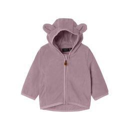 Outdoorjacke name it "NBNMEEKO JACKET SOLID", Baby, Gr. 74, lila (elderberry), Web, Obermaterial: 100% Polyester, unifarben, casual, regular fit, Langarm, Jacken