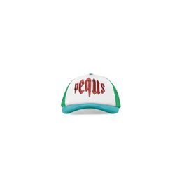 Trucker Cap PEQUS "PEQUS PEQUS Mythic Logo Trucker Cap", Damen, Gr. one size, grün, 100% Baumwolle, casual, Caps