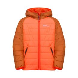 Outdoorjacke Jack Wolfskin "ZENON JACKET K", Kinder, Gr. 92, orange (fuzzy, orange), OBERSTOFF 100% POLYESTER, 1.FUTTER 100% POLYESTER, 2.FUTTER 100% POLYESTER FÜLLUNG 100% POLYESTER, Jacken