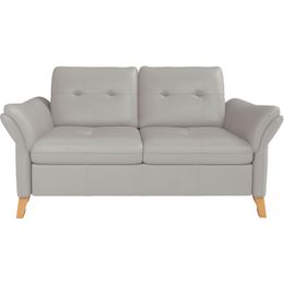 Sit & More 3-Sitzer SIT & MORE "G&ouml;teborg", grau (light grau), B:191cm H:90cm T:102cm, Sofas, inklusive Sitztiefenverstellung und Federkern