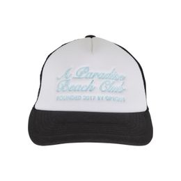 Trucker Cap PEQUS "PEQUS PEQUS A Paradise Beach Club Curved Logo Trucker Cap", Damen, Gr. one size, schwarz, 100% Polyester, casual, Caps