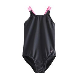 next Badeanzug M&auml;dchen Gr&ouml;&szlig;e 110 pink / schwarz