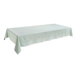 Festliche Tischdecke in Leinenoptik mit Glitzer, 140 x 170 cm - Gr&uuml;n/Silber