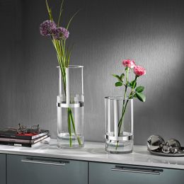 Sagaform Vase & Windlicht Hold, Silber