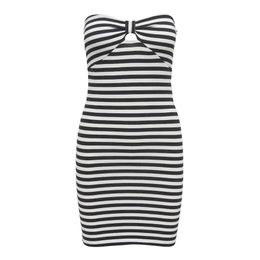 Only Kleid 'ONLLive' Damen Größe 38 schwarz / weiß