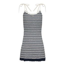 Tommy Jeans Kleid Damen Gr&ouml;&szlig;e L marine / offwhite