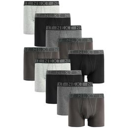 next Boxershorts Herren Größe S taupe / hellgrau / graumeliert / schwarz