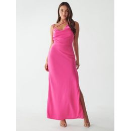 BWLDR Abendkleid 'MARSEI' Damen Gr&ouml;&szlig;e 42 pink Winterkleid