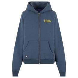 PEQUS Zip-Up Hoodie 'Art Gallery' male Blue size S