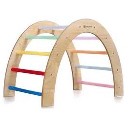 Klettergerüst BABYGO "Woodland Kletterbogen, Arch, bunt", bunt, Klettergerüste, Kinder, B/H: 52cm x 60cm, Holz, Made in Europe, B:52cm H:60cm L:80cm