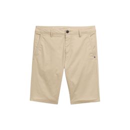 Tom Tailor Herren Slim Chino Shorts, beige, Uni, Gr. 33