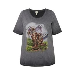 Ulla Popken Shirt female Grey size 62-64