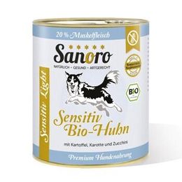 Sanoro Sensitiv BIO-Huhn mit BIO-Gem&uuml;se 6x800g