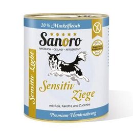 Sanoro Sensitiv Ziege mit BIO-Gem&uuml;se 6x800g
