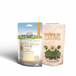 Bellfor Sparset f&uuml;r Hunde mit Verdauungsproblemen - Gastro Relax Pulver 80g + Shiimun Gastro Pulver 50g
