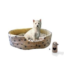 Rohrschneider &reg; Hundebett Silvio, mit Gratis-Kotbeutelset, L