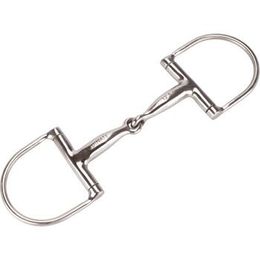Equinate D-Ring Trense Edelstahl 16mm einfach gebrochen 1,6 cm 11,5 cm