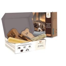 Wildfang &reg; Kauwurzel / Kauspielzeug Paket Hundebox - Kauspa&szlig; S