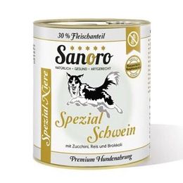 Sanoro Spezial Schwein mit BIO-Gem&uuml;se 6x800g