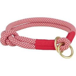 Trixie Soft Rope Zug-Stopp-Halsband rot L